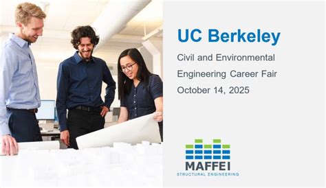 Swing By Our Table At The Uc Berkeley Civil And Environmental Engineering