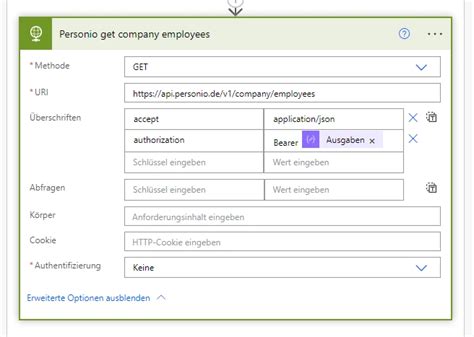 How To Insert A Token Into Power Automates Api Call Personio Voyager Community