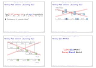 Overlap Add And Overlap Save Method PDF Science
