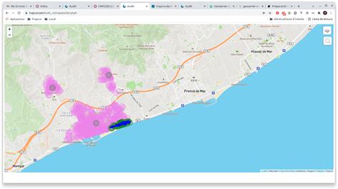 leaflet why does my geoserver colour things differently depending on