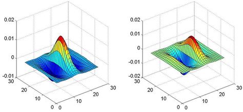 Real And Imaginary Parts Of Gabor Wavelets Download Scientific Diagram