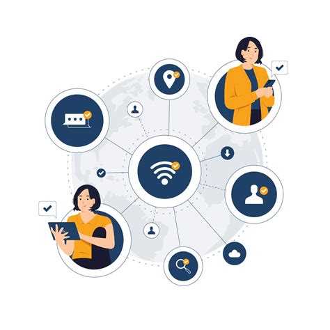 Social Network Global Connection World Business Communication