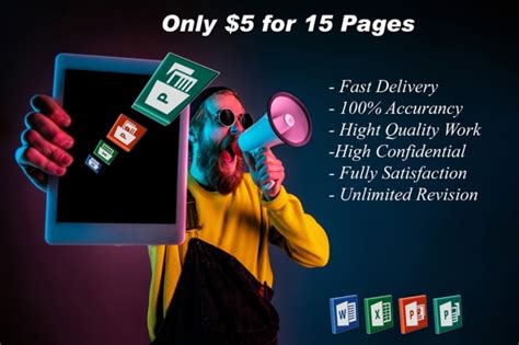 fast accuracy and prompt response typing by a typing2design fiverr