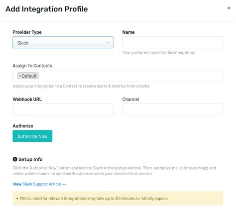 Configuring Slack