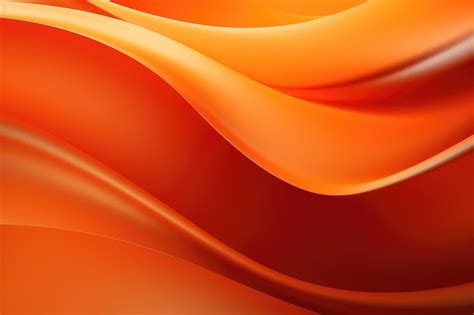 Premium Ai Image Abstract Orange Wave And Curve Background