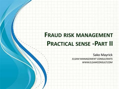 Presentation On Fraud Prevention Detection And Control Ppt