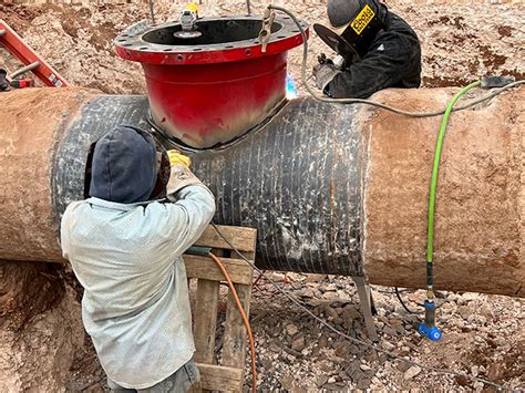 Concrete Pressure Pipe Repair Koppl Pipeline Services Inc