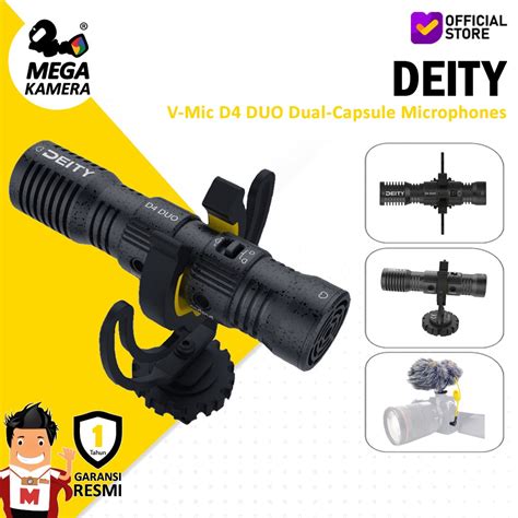 Jual Deity V-Mic D4 DUO Dual-Capsule Micro Camera-Mount Shotgun ...
