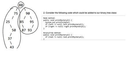 Solved Consider The Following Code Which Could Be Added Chegg