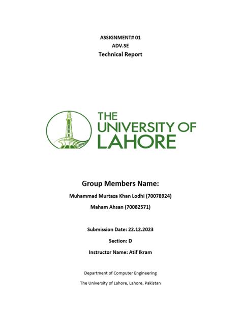 Assignment 01 Adv Se 70078924 Pdf Automation Prototype