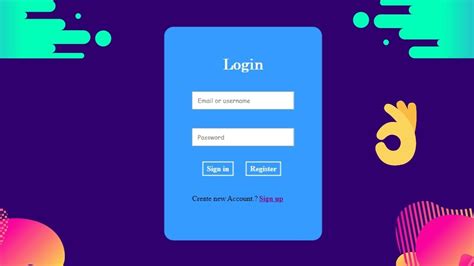How To Create A Login Form In Html And Css Youtube