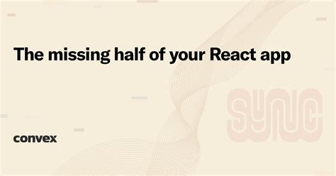 Convex The Reactive Database For App Developers