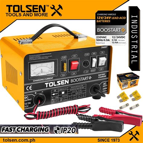 12v24v Battery Charger Tolsen Tools Philippines