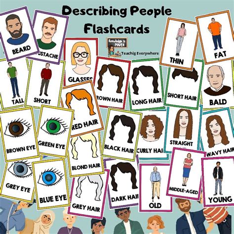 Describing People Physical Appearance By Teaching Everywhere Tpt