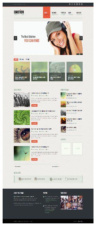 emotion responsive html5 css3 template free may template