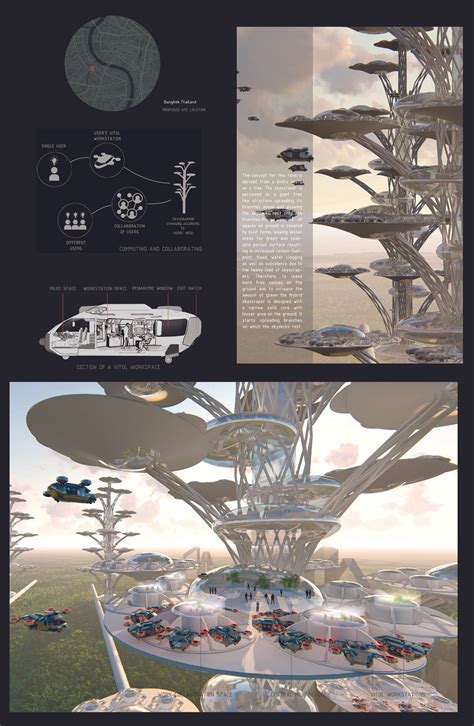 Parallax Of Time And Space Concept Architecture Project Conceptual