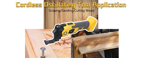 Newone Anti Vibration Oscillating Tool Compatible With De Walt 20v Battery Anti Vibration