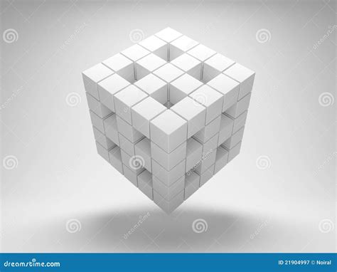 Design Geometry Of The Cubes Stock Illustration Illustration Of Gray Cell 21904997