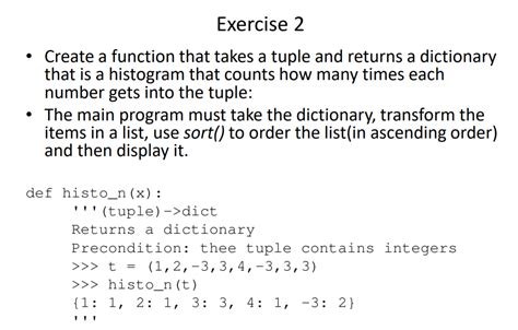 solved exercise 2 create a function that takes a tuple and