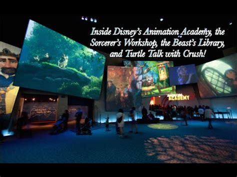 Disneys Animation Academy Building In California Adventure Park Youtube