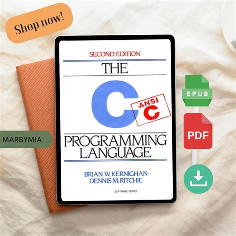 C Programming Language 2nd Edition Etsy