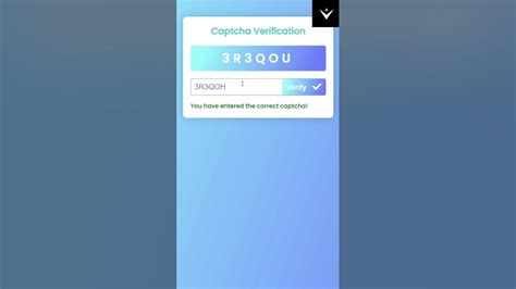 Captcha Verification Using Html Css Javascript Shorts Javascript