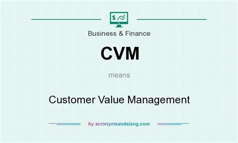 CVM Customer Value Management In Business Finance By AcronymsAndSlang Com
