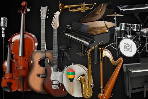 Music Instruments 3d Props Unity Asset Store