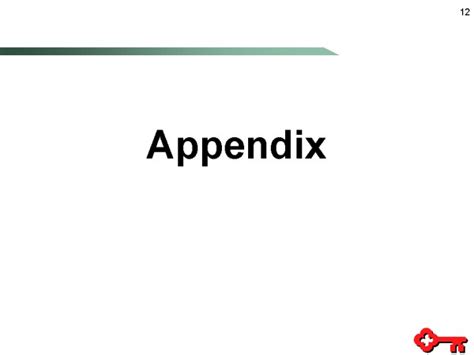 Appendix Slide