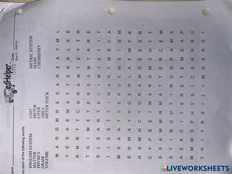 Ipc Chapter 1 Word Find 7819965 Coach Todd Martin