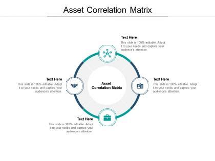 Asset Correlation Matrix PowerPoint Presentation And Slides PPT PowerPoint SlideTeam