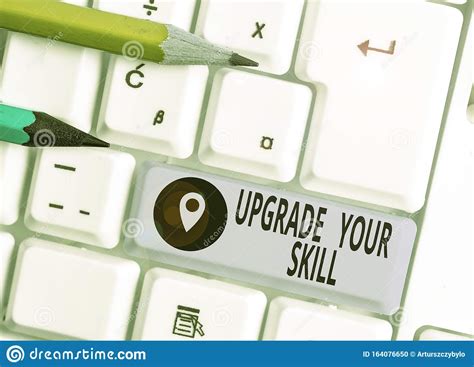 Word Writing Text Upgrade Your Skill Business Concept For Expand Scope Of Knowledge Optimize