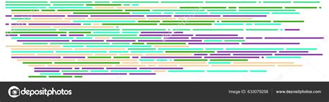Code Screen Vector Illustration Flat Cartoon Coding Lines Simulation
