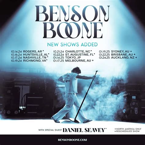 Benson Boone Tour