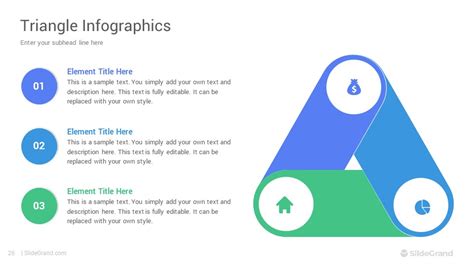 Triangle Infographics Powerpoint Template Designs Slidegrand Infographic Template Design