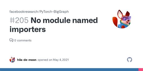 No Module Named Importers · Issue 205 · Facebookresearchpytorch