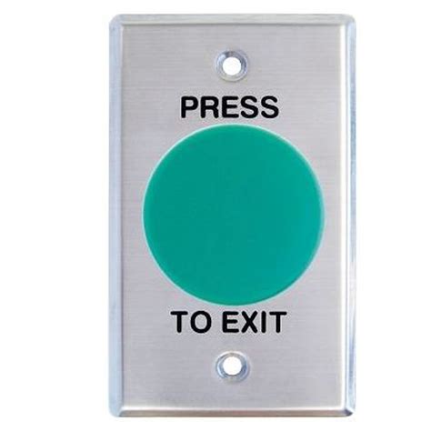 Request To Exit Button Mushroom Button Wallplate Mount Electronic Security Sales