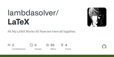 LaTeX Read Me Md At Master Lambdasolver LaTeX GitHub