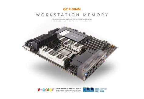 V Color Unveils Overclocked Ddr5 Rdimm Memory With Up To 6800 Mt S Speeds 64 Gb Per Dimm Capacities