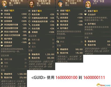 纪元1800大航海2葡萄牙主角人物卡片mod下载 葡萄牙主角人物卡片mod3dm单机