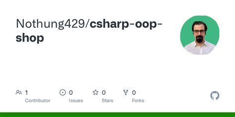 GitHub Nothung Csharp Oop Shop