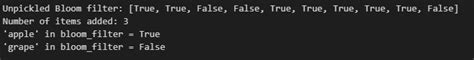 Load Pickled Bloomfilter Object In Python Tutor Python
