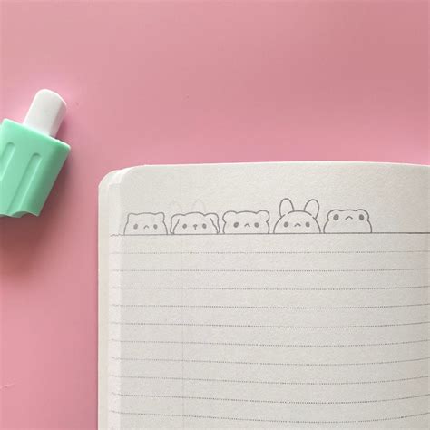 Kawaii Cat Notebook A5 Notebook Cute A5 Notebook Cute Kawaii A5 Notebook Cat Coffee Cup Notebook