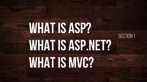 Mvc Tutorial Part 01 Introduction Youtube