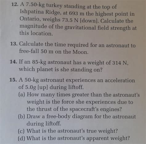 Solved Questions 1214 And 15 Please Use Basic Physics