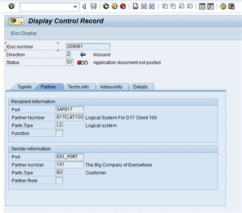 Sap Edi Edpar Table Walkthrough How To Cross Reference External