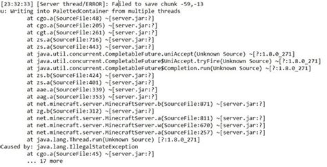 Server Crashed Dont Understand Error Messages Java Rminecrafthelp