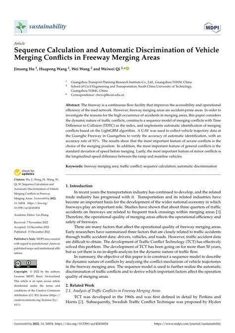 Pdf Sequence Calculation And Automatic Discrimination Of Vehicle