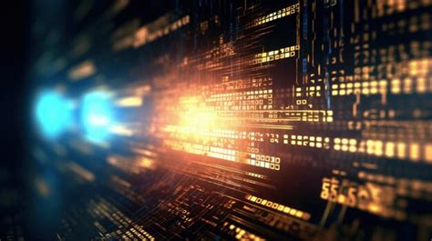 Premium Ai Image Algorithms And Golds Cyber Background Generative Ai