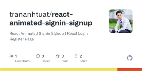 github trananhtuat react animated signin signup react animated